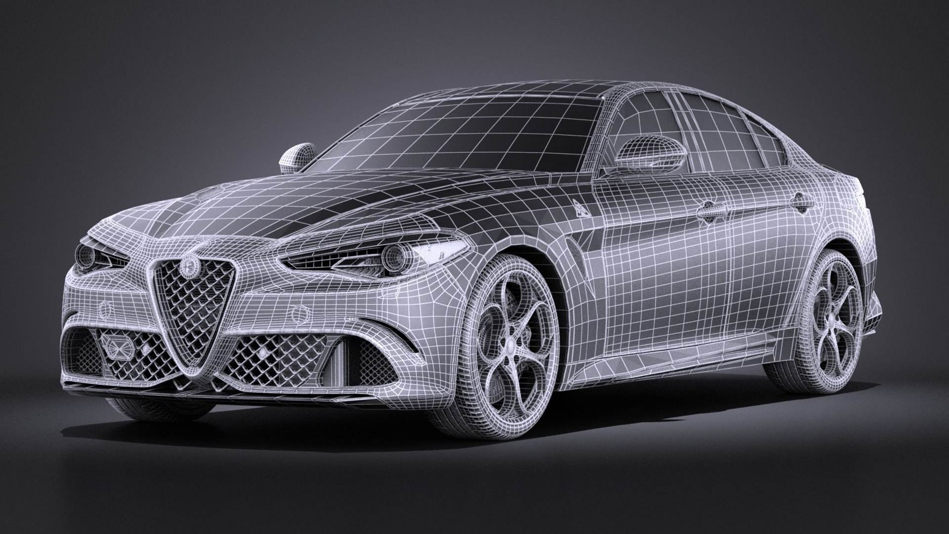 2016 Alfa Romeo 3d Model