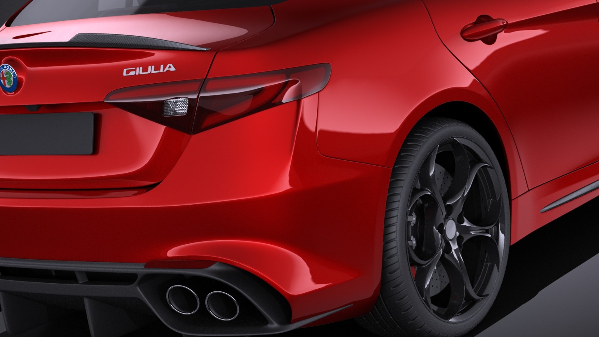 2016 Alfa Romeo 3d Model