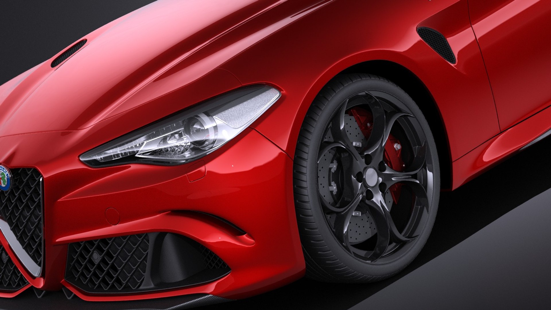 2016 Alfa Romeo 3d Model