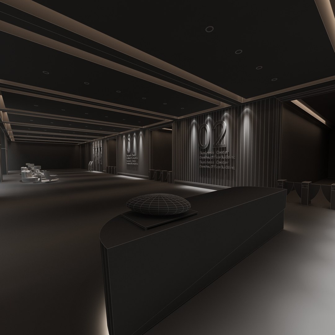 3D Lobby 2 Model - TurboSquid 2138420