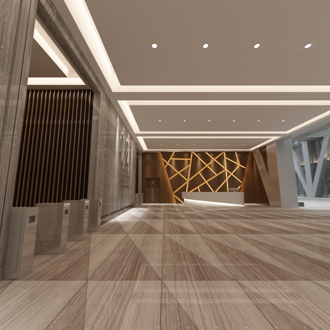 3D Lobby 2 Model - TurboSquid 2138420