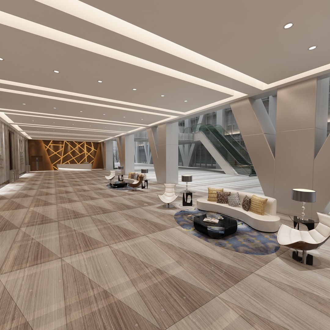 3D Lobby 2 Model - TurboSquid 2138420