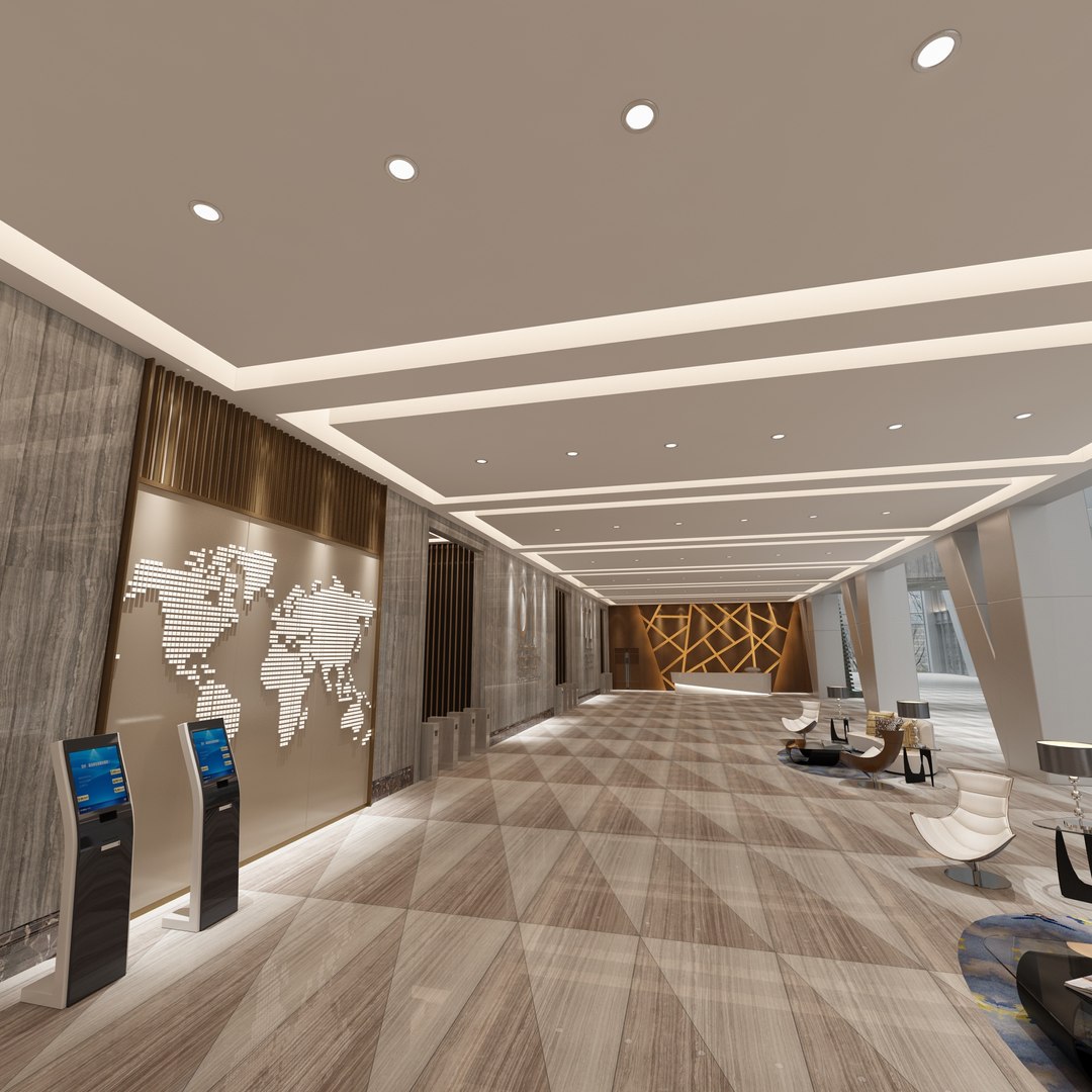 3D Lobby 2 Model - TurboSquid 2138420