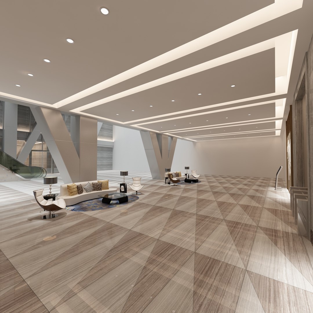 3D Lobby 2 Model - TurboSquid 2138420