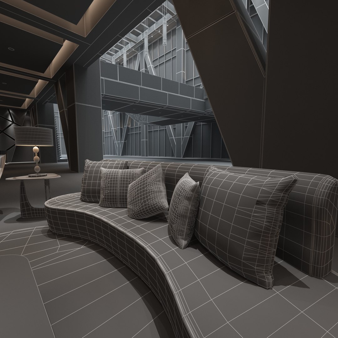 3D Lobby 2 Model - TurboSquid 2138420