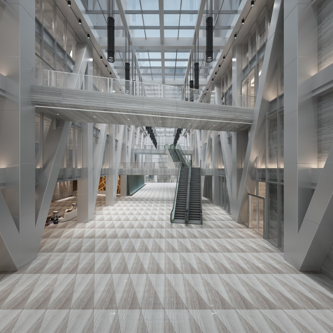 3D Lobby 2 model - TurboSquid 2138420