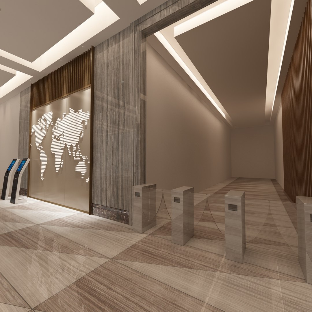 3D Lobby 2 Model - TurboSquid 2138420