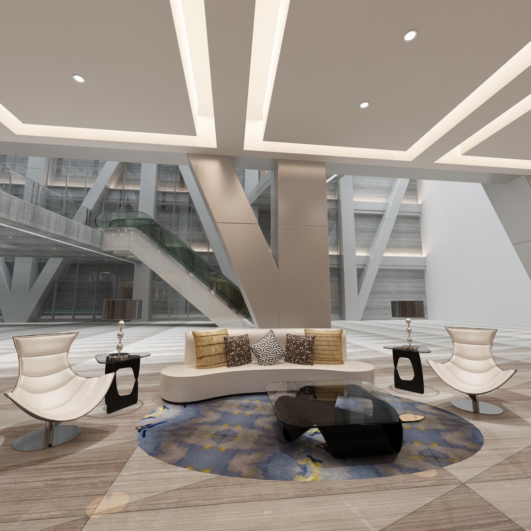 3D Lobby 2 Model - TurboSquid 2138420