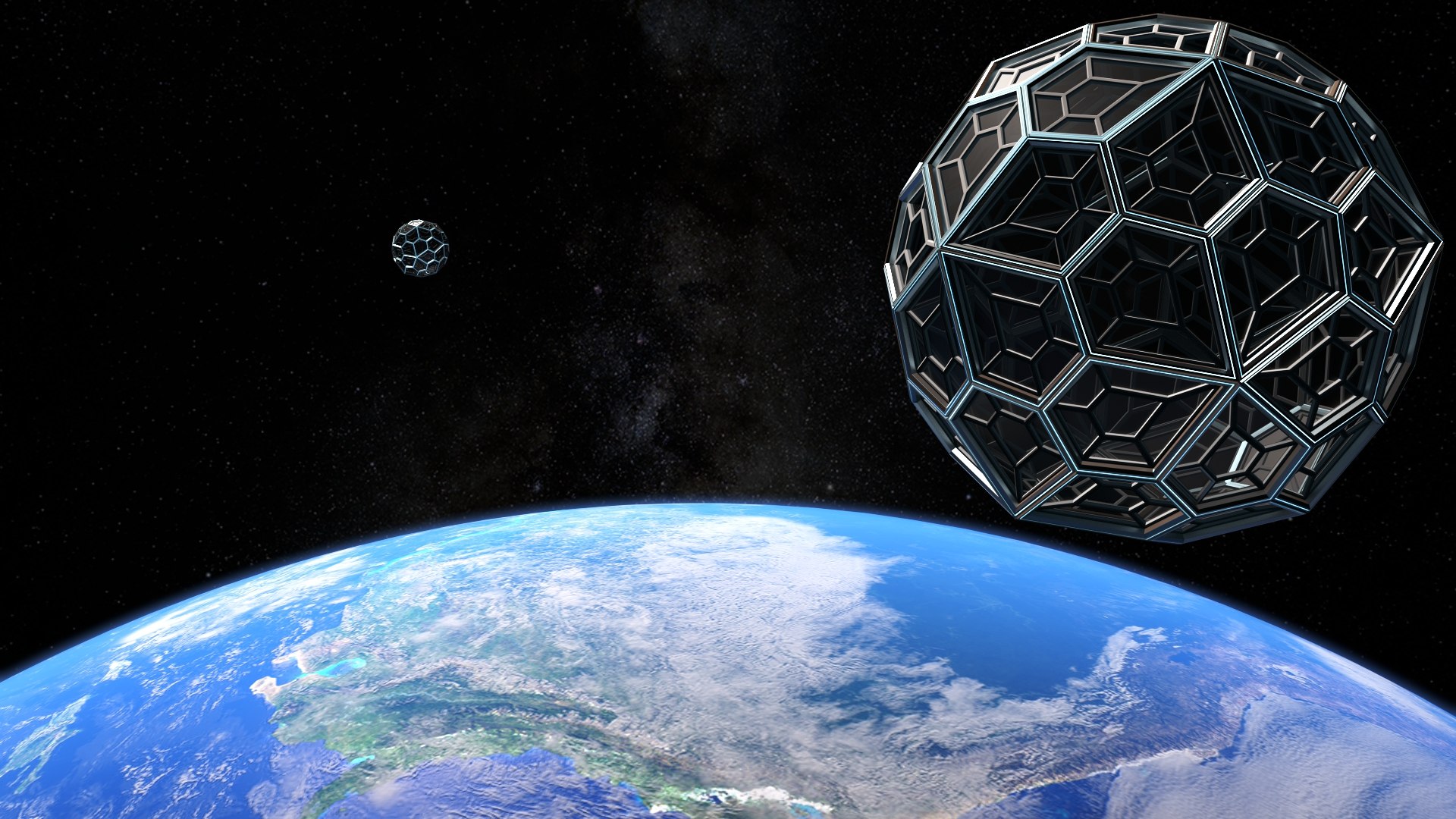 Obj Orbital Space Sphere