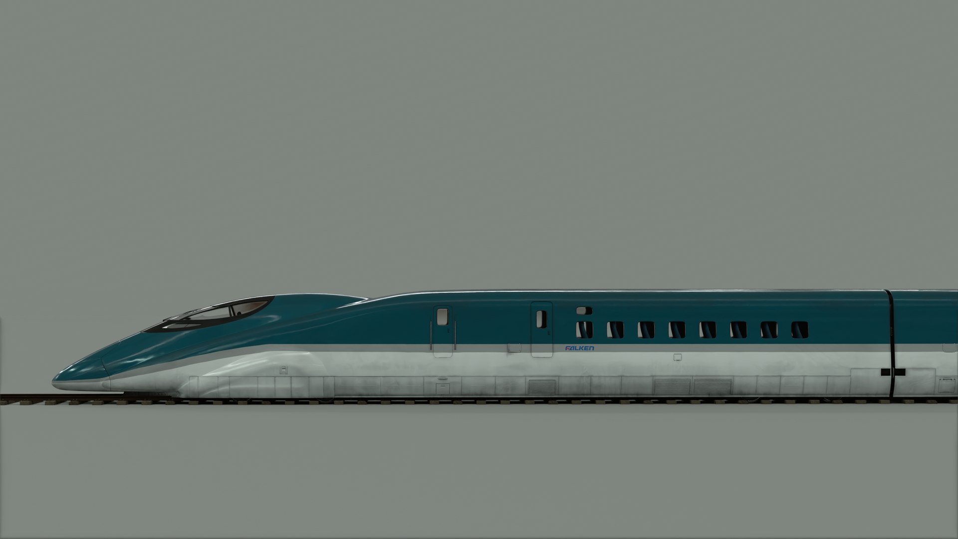 High Speed Train Fastech 360S 3D Model - TurboSquid 2219215
