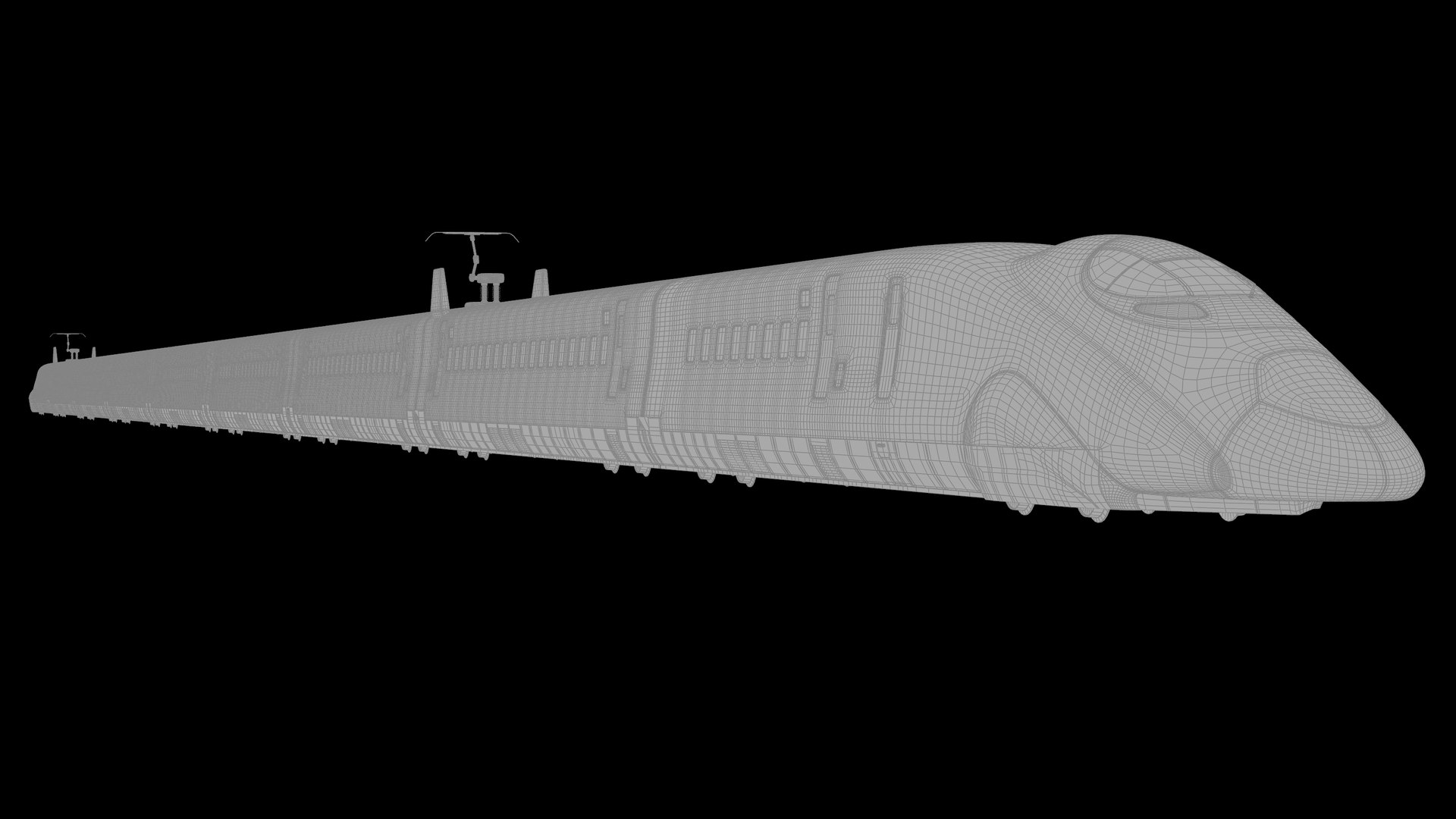 High Speed Train Fastech 360S 3D Model - TurboSquid 2219215