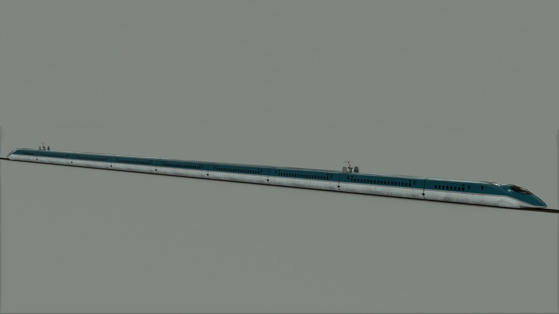 High Speed Train Fastech 360S 3D Model - TurboSquid 2219215