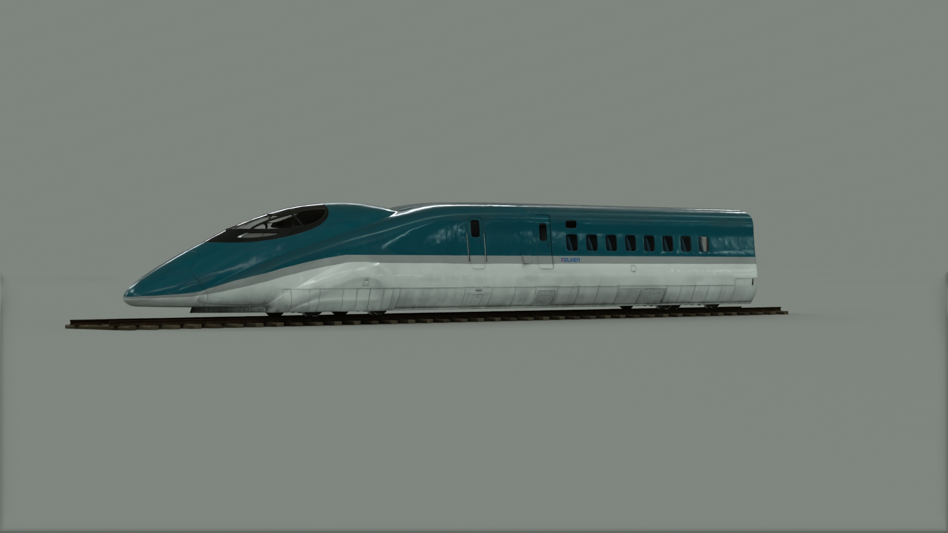 High Speed Train Fastech 360S 3D Model - TurboSquid 2219215