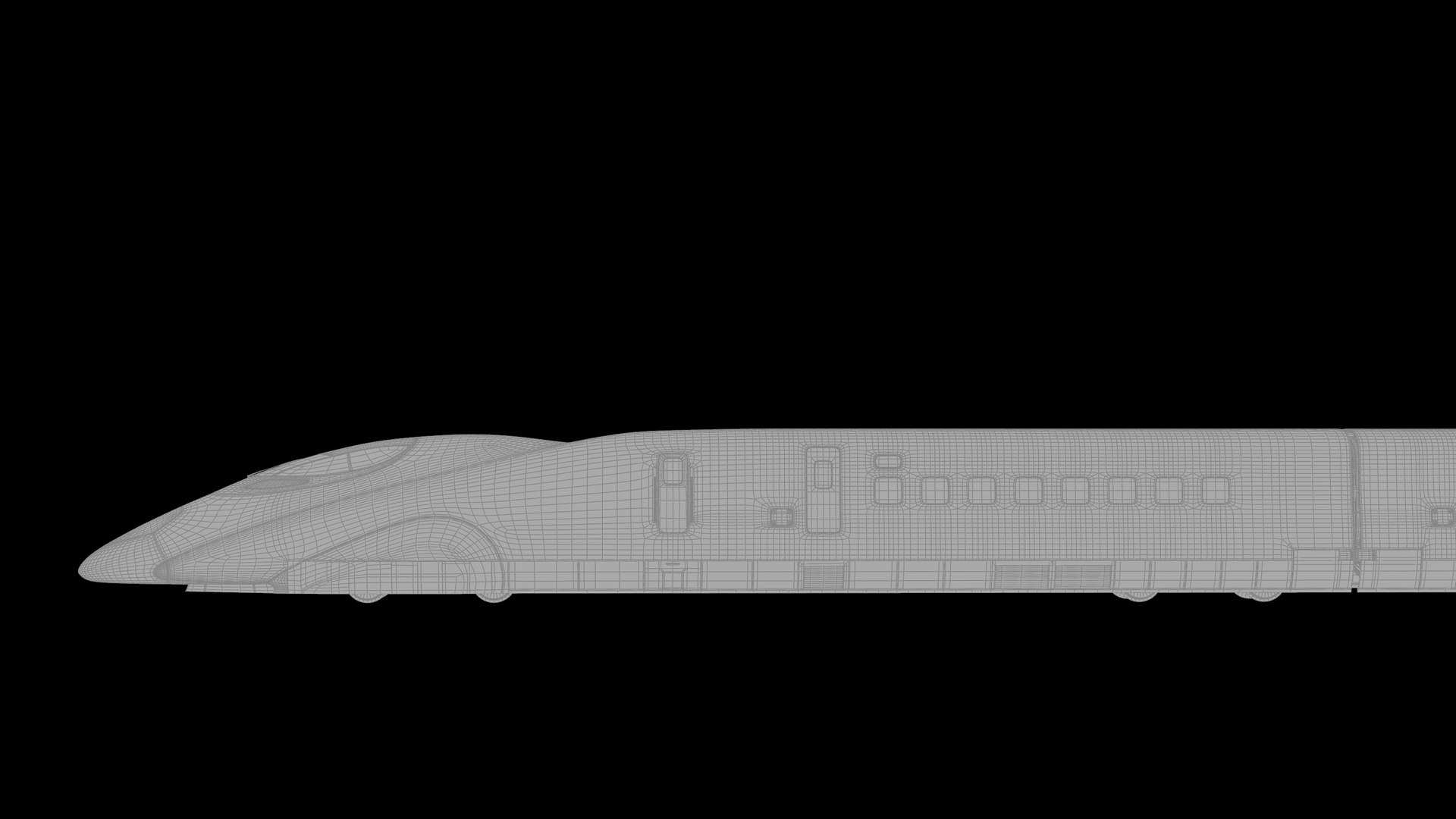 High Speed Train Fastech 360S 3D Model - TurboSquid 2219215