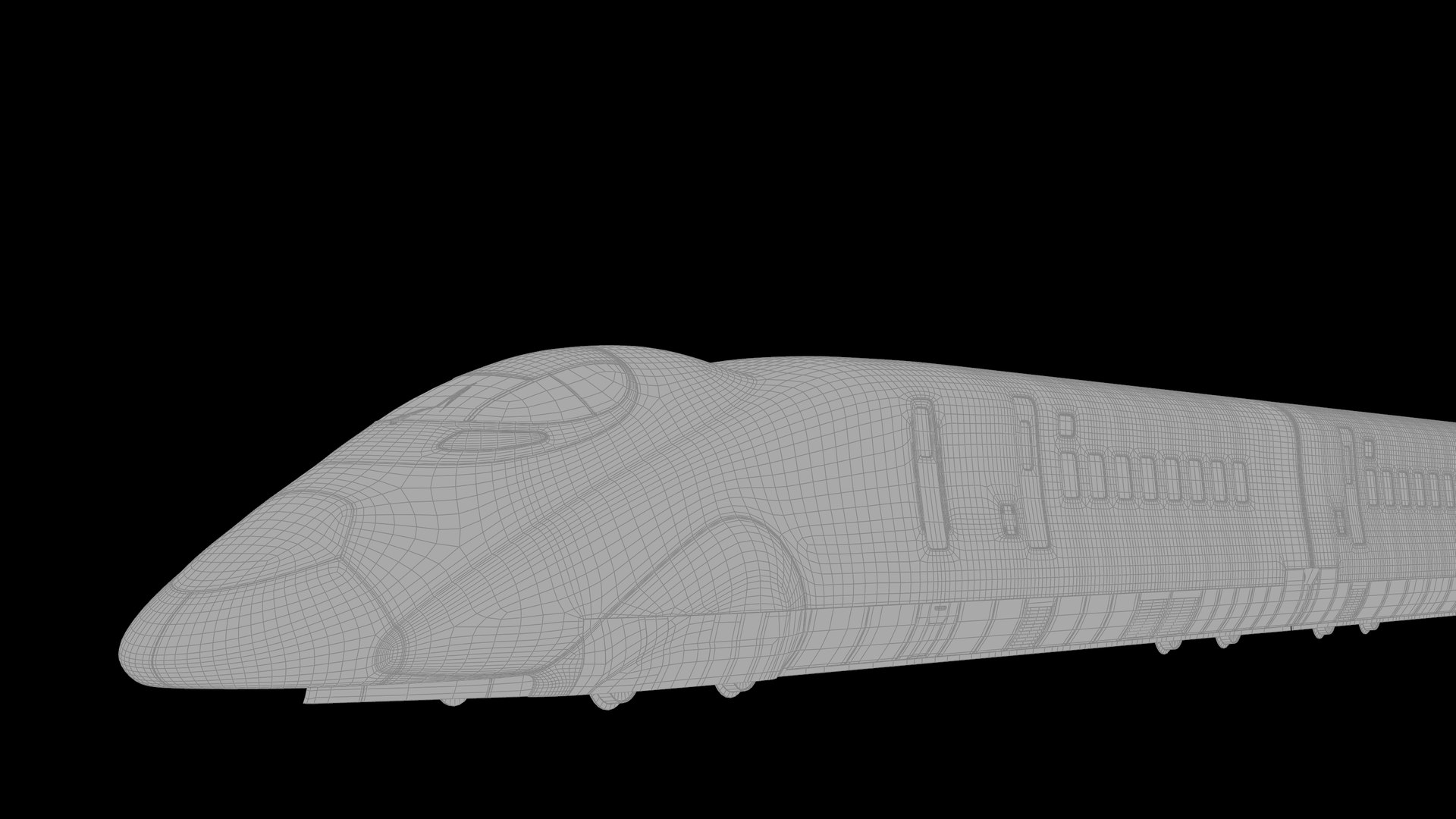 High Speed Train Fastech 360S 3D Model - TurboSquid 2219215