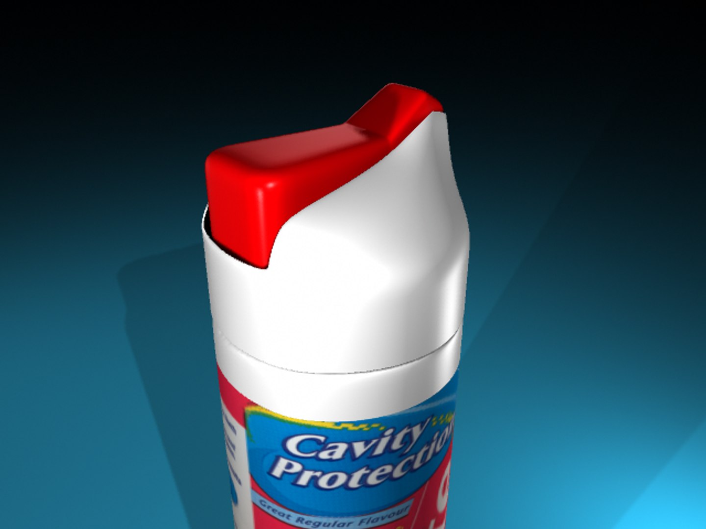 3d Model Colgate Toothpaste Tube