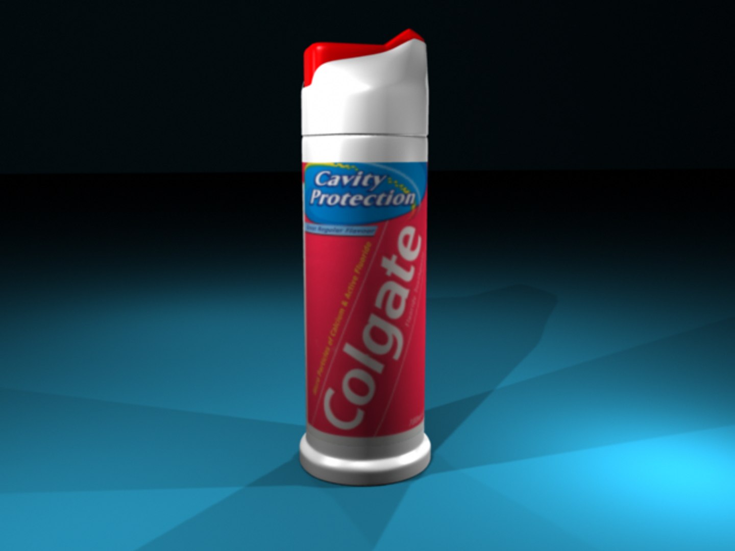 3d Model Colgate Toothpaste Tube