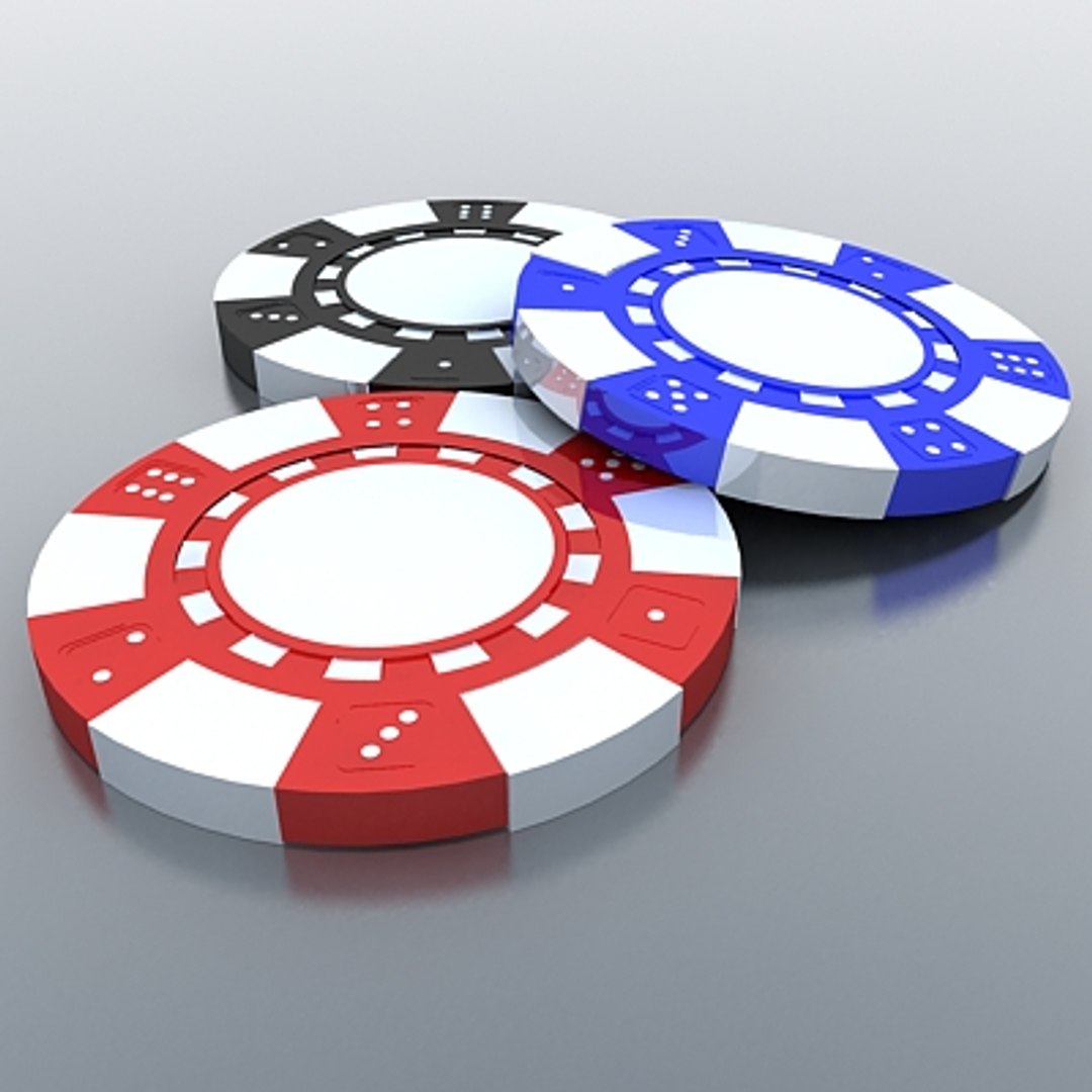 3d Model Gambling Chips