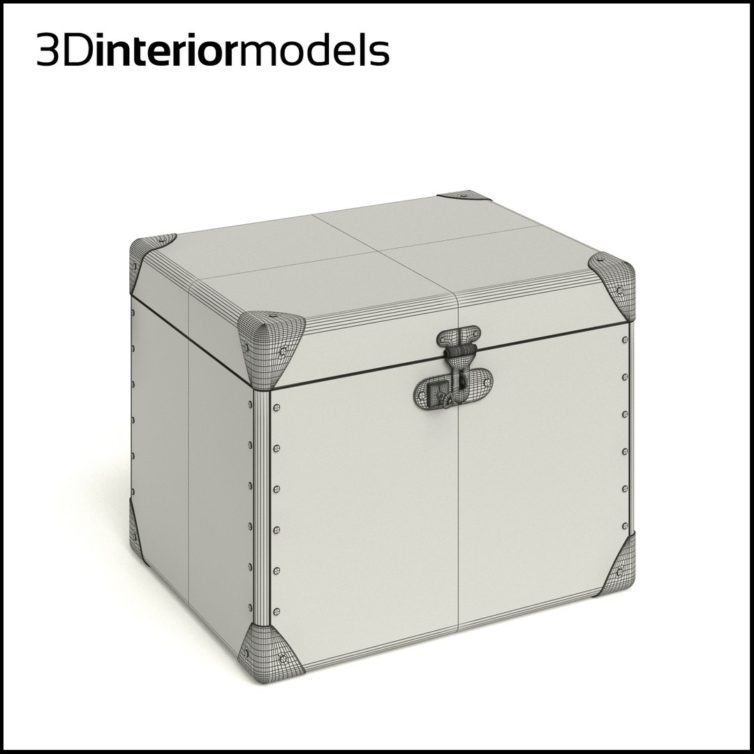 3d Model Aluminum Boxes