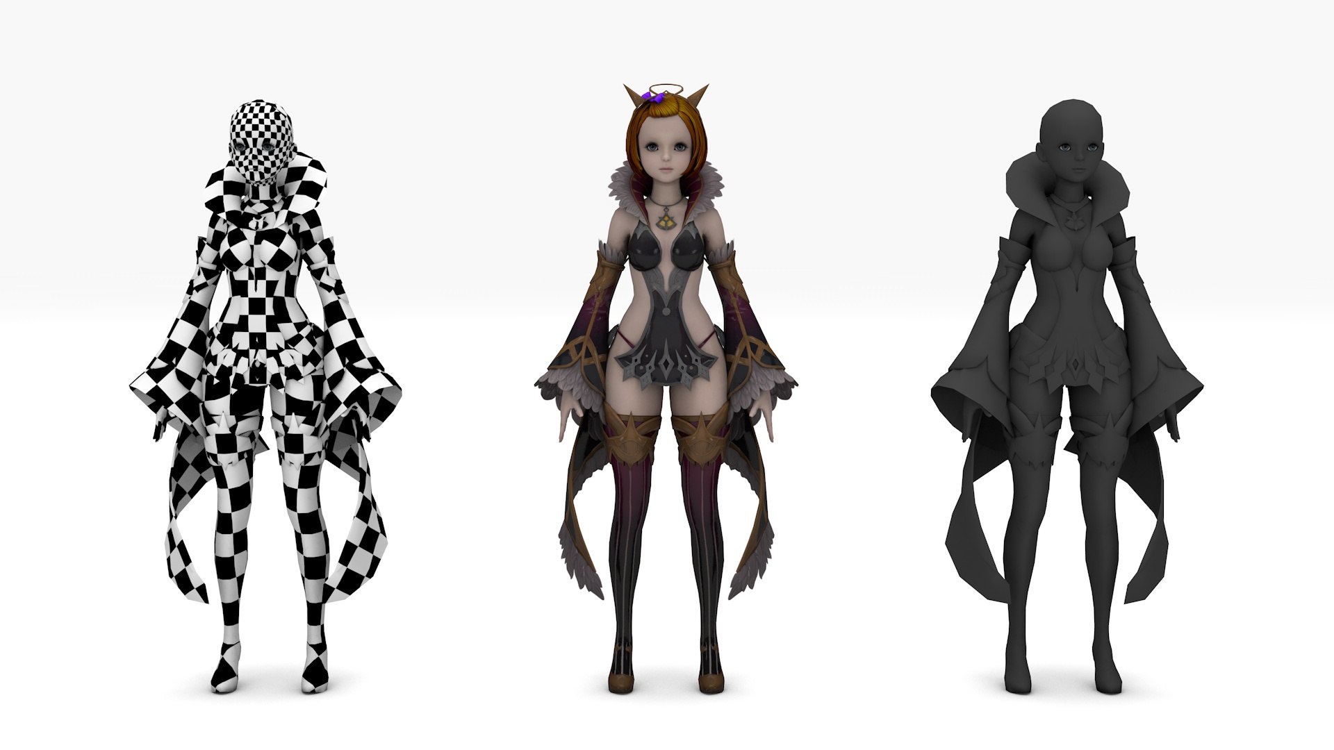 3D Mag Girl V3 Model - TurboSquid 1894178