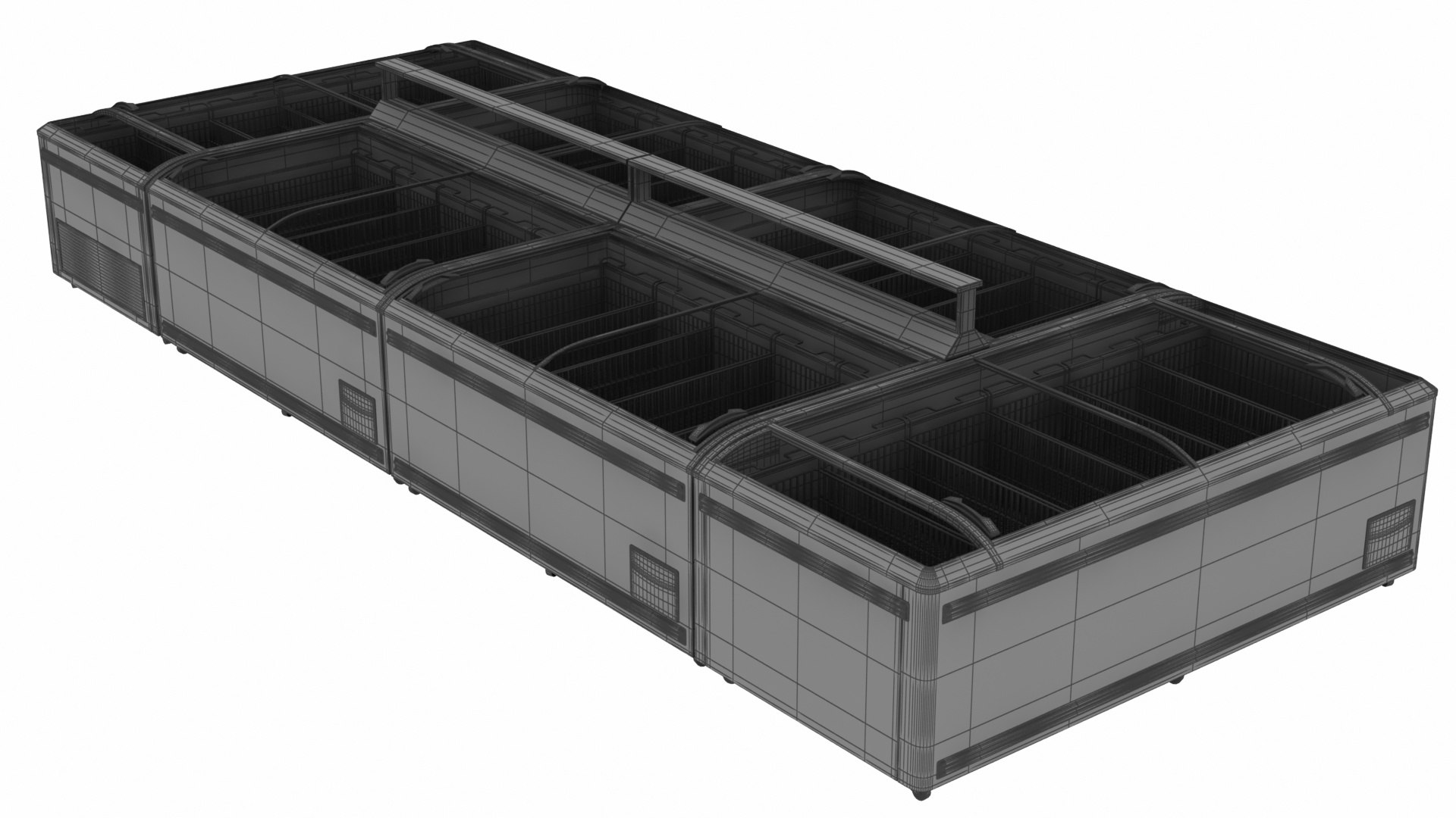 Display Freezer Island 3D Model - TurboSquid 2500389
