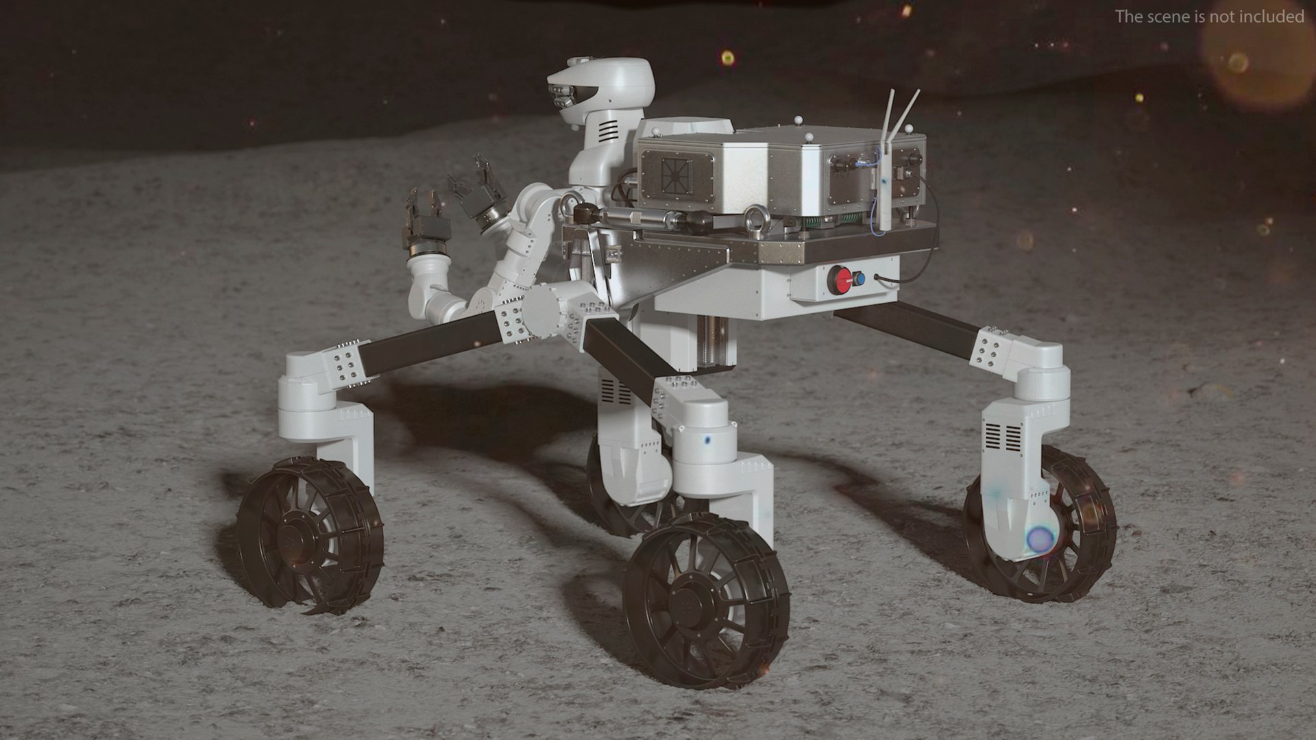 GITAI R1 Lunar Robotic Rover Working Position 3D model - TurboSquid 1930106