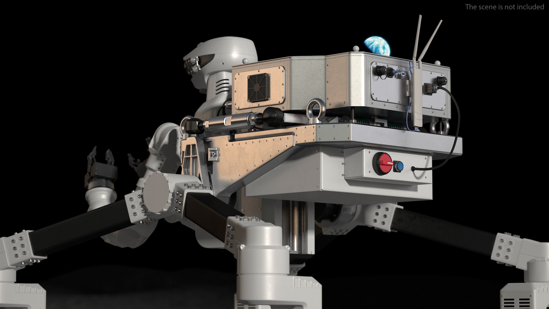 GITAI R1 Lunar Robotic Rover Working Position 3D model - TurboSquid 1930106