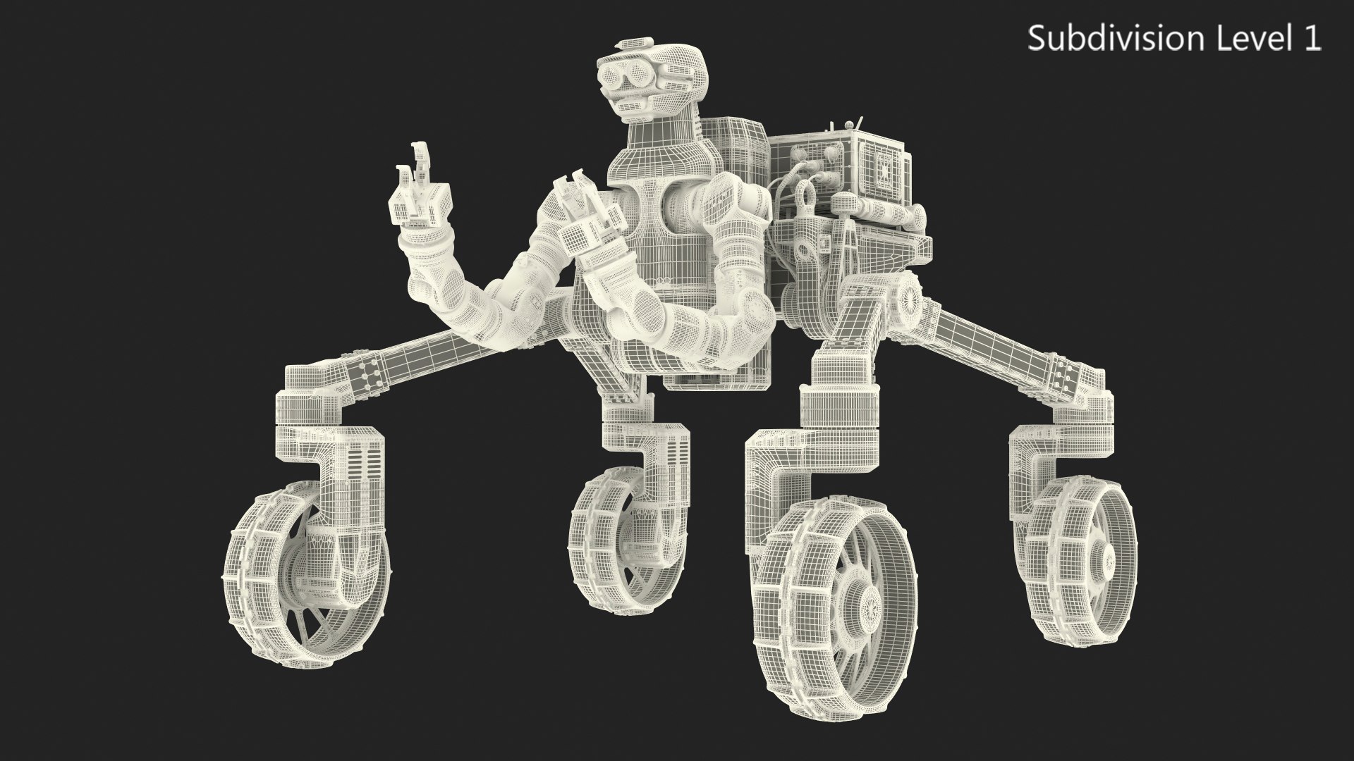 GITAI R1 Lunar Robotic Rover Working Position 3D model - TurboSquid 1930106