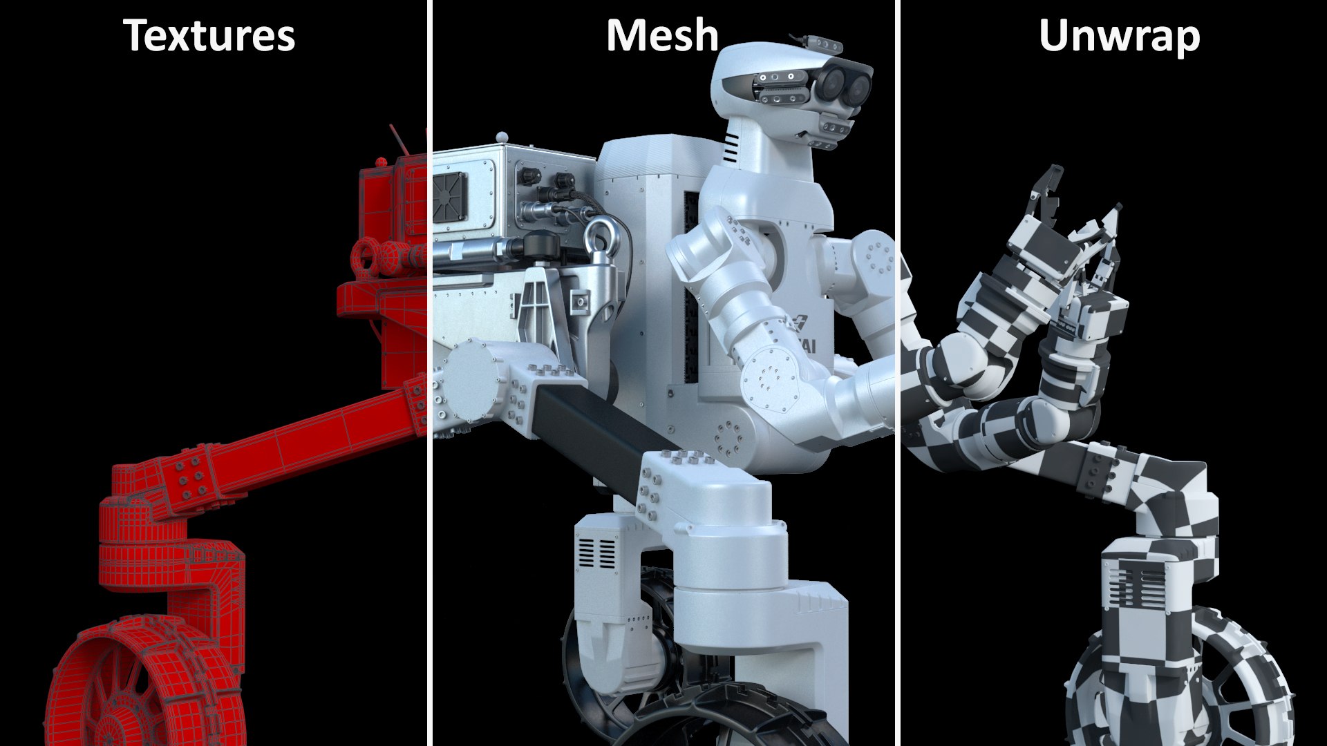 GITAI R1 Lunar Robotic Rover Working Position 3D model - TurboSquid 1930106