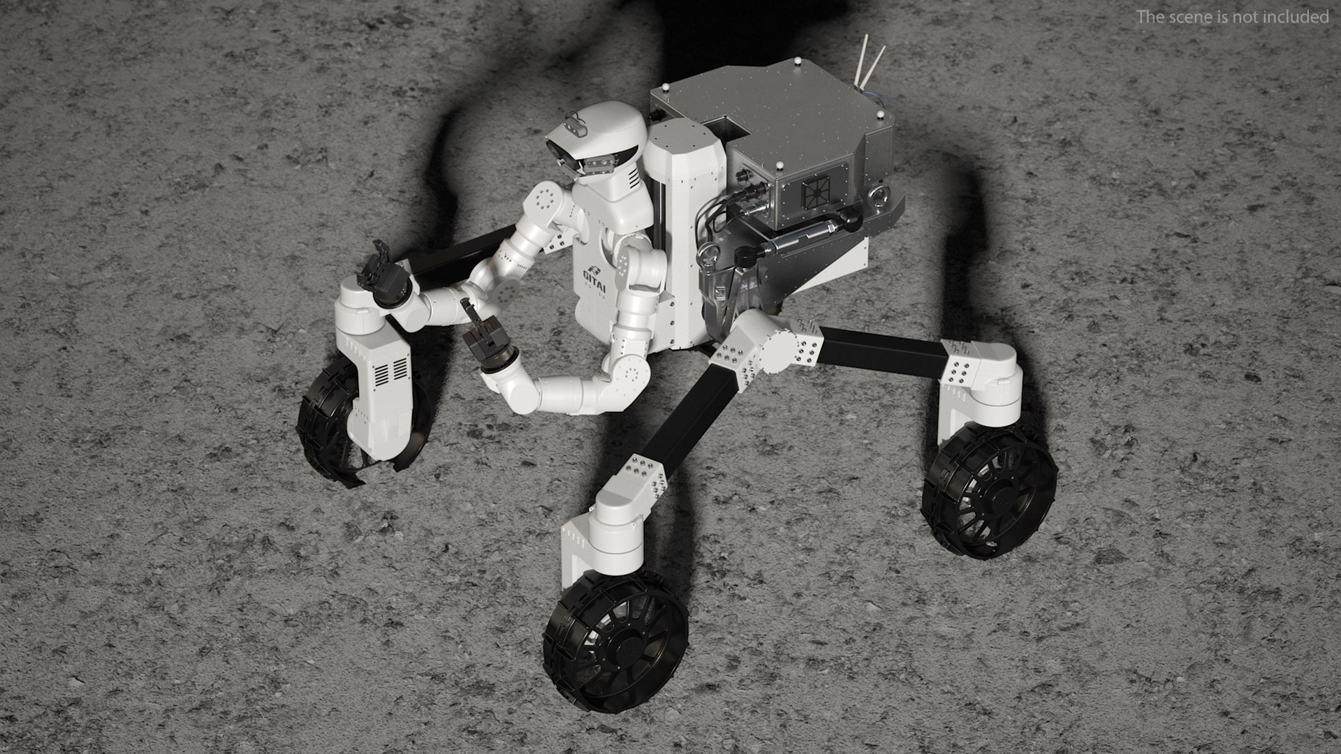 GITAI R1 Lunar Robotic Rover Working Position 3D model - TurboSquid 1930106