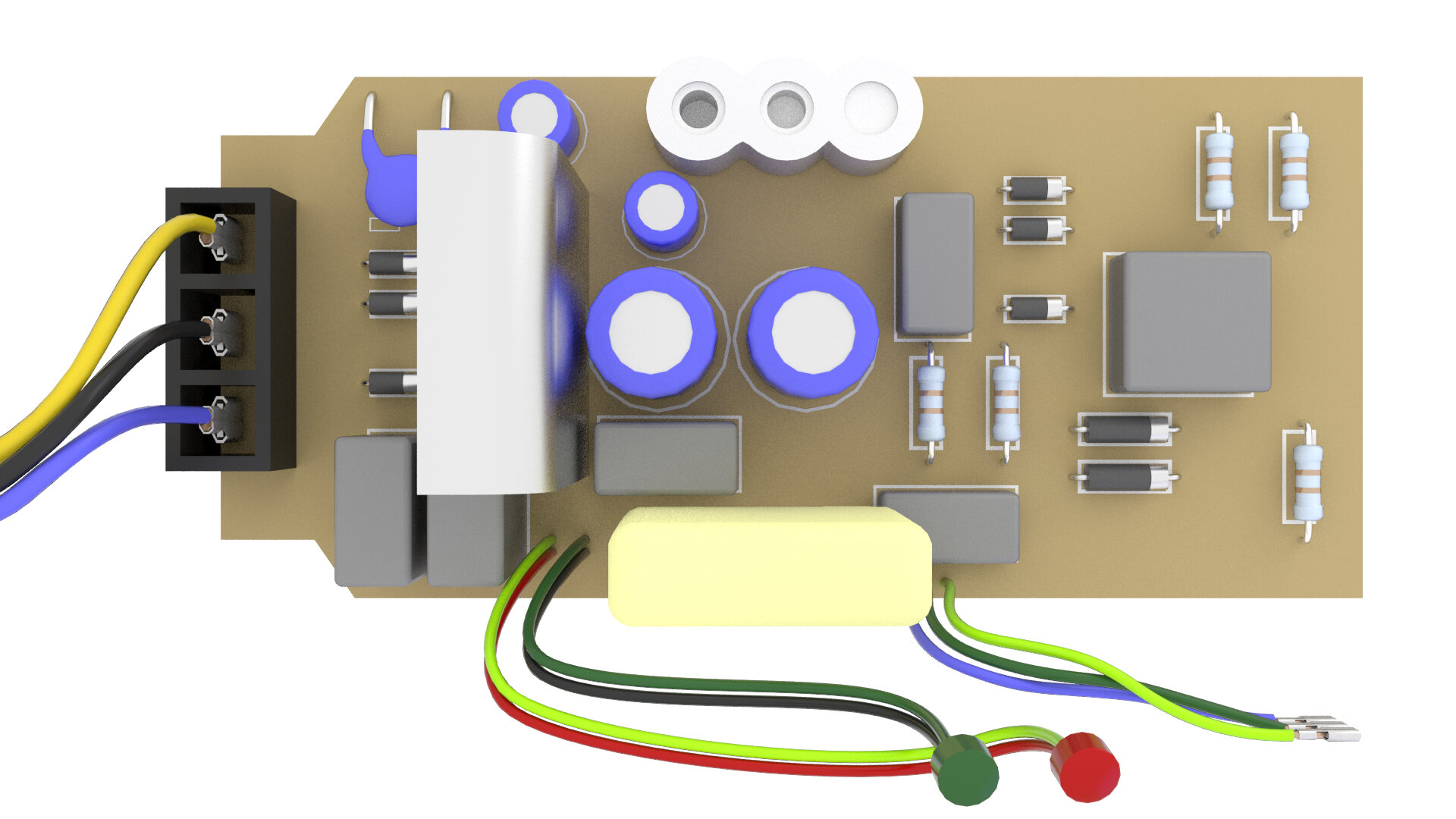 3D electronics board model - TurboSquid 1557675