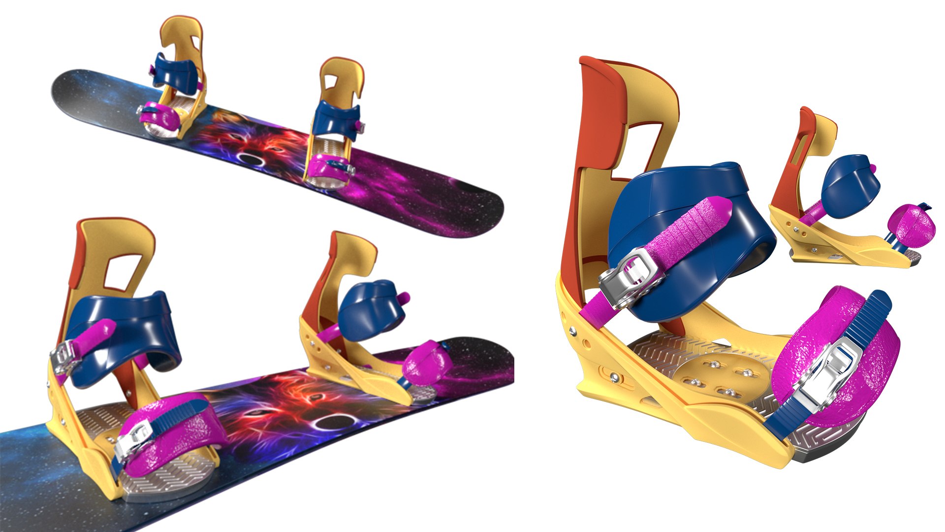 3D Snowboard Model 3D Model - TurboSquid 2382406