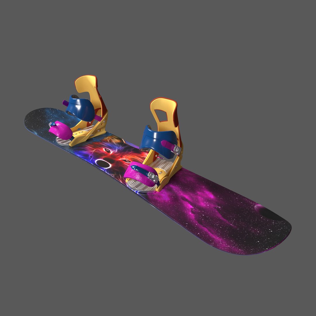 3D Snowboard Model 3D Model - TurboSquid 2382406