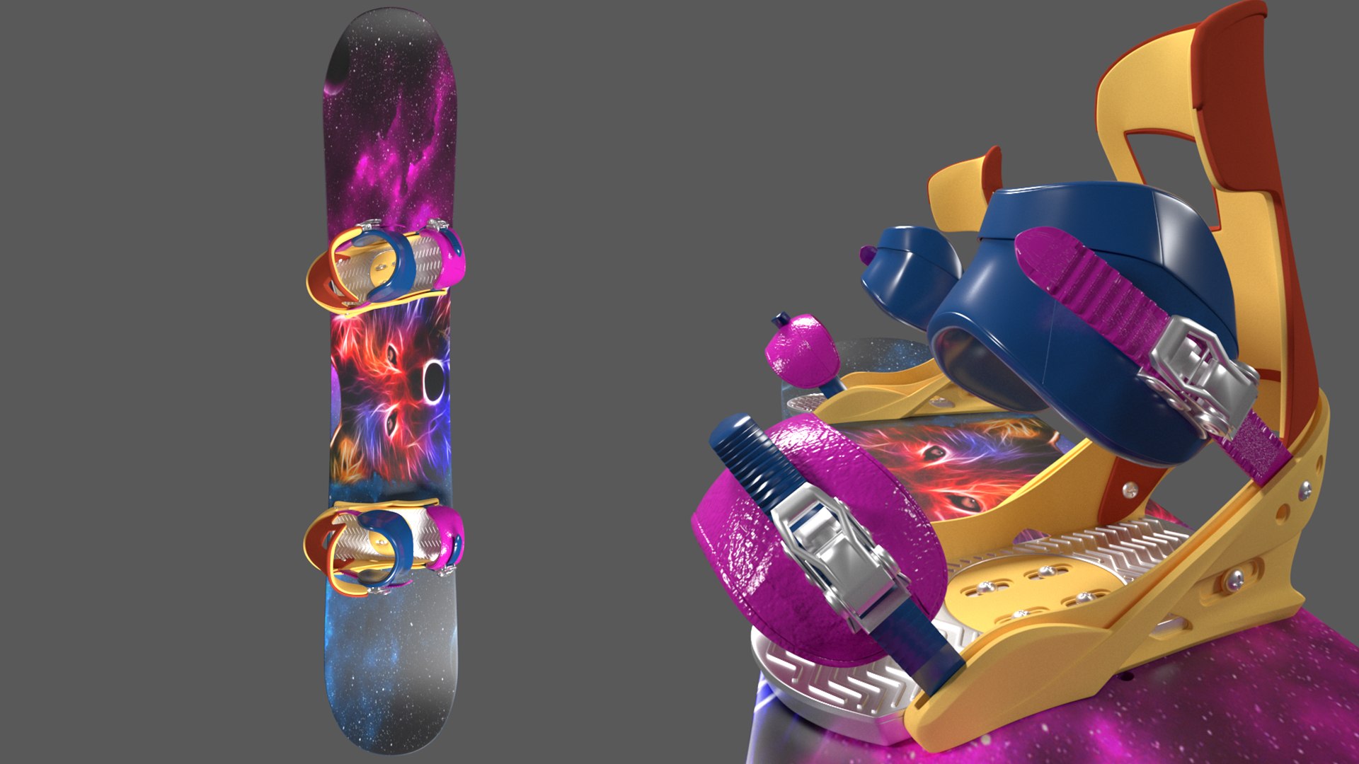 3D Snowboard Model 3D Model - TurboSquid 2382406