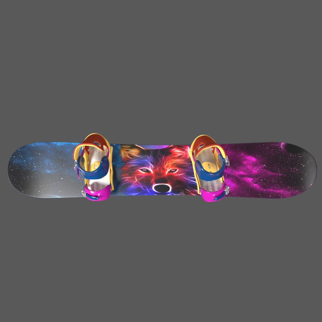 3D Snowboard Model 3D Model - TurboSquid 2382406