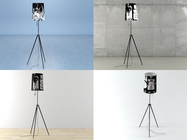 3D graf floor lamp - TurboSquid 1181337