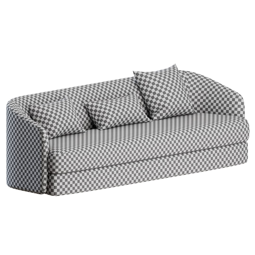 3D Model Covent 3 Seater Sofa By New Works - TurboSquid 1826491