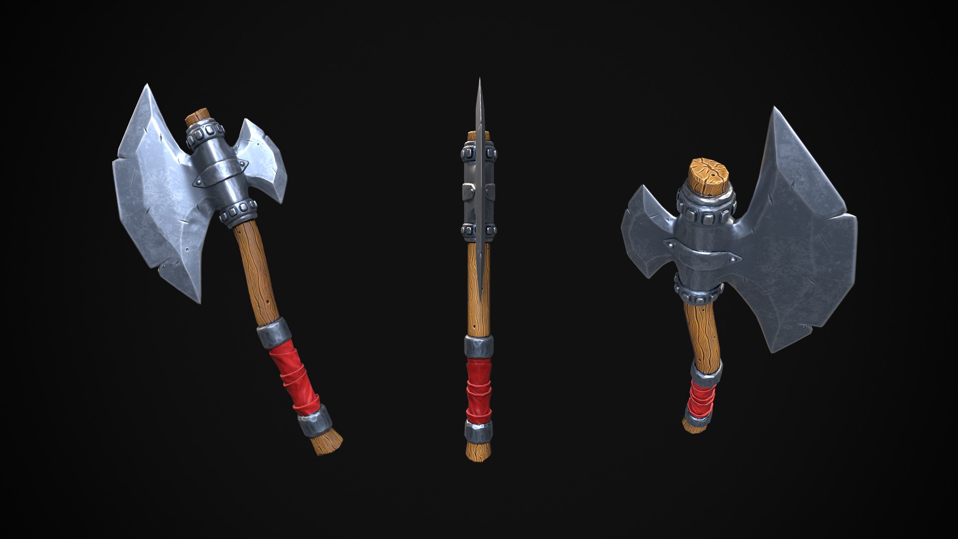 3D War Axe Model - TurboSquid 1770036