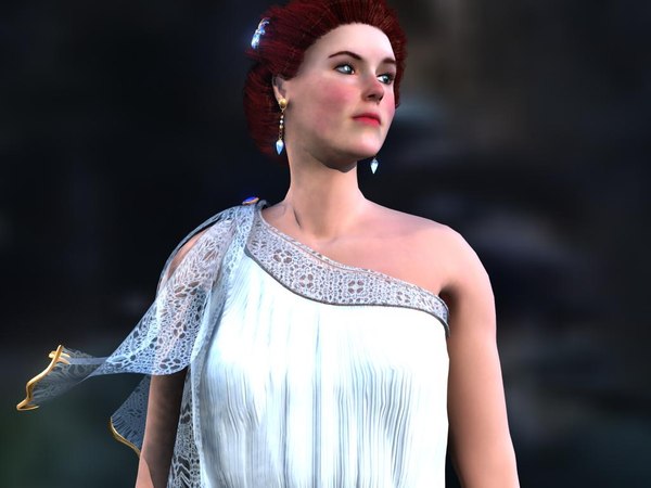14 rigged pregnant 3d model