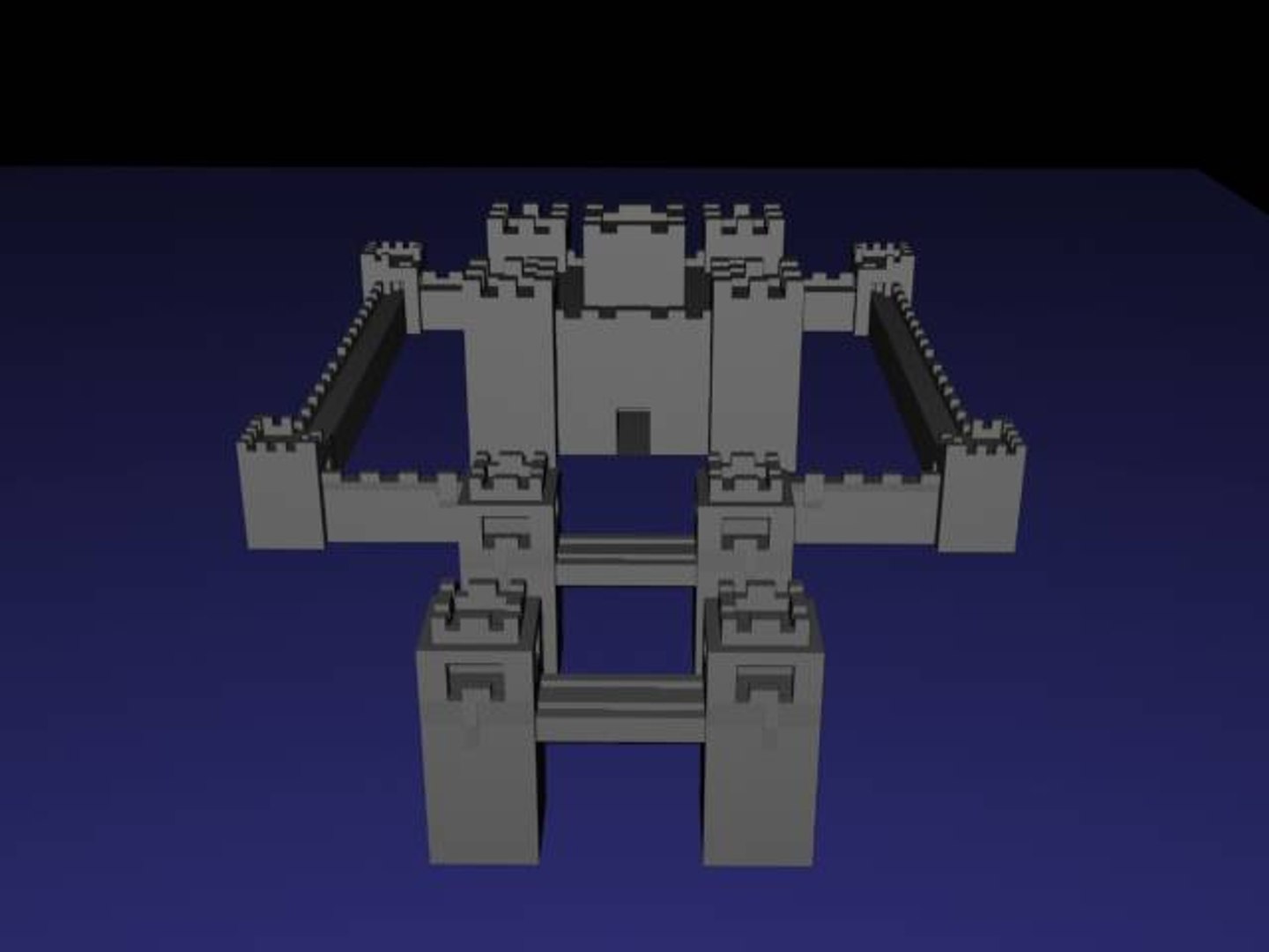3d Model Castle Level