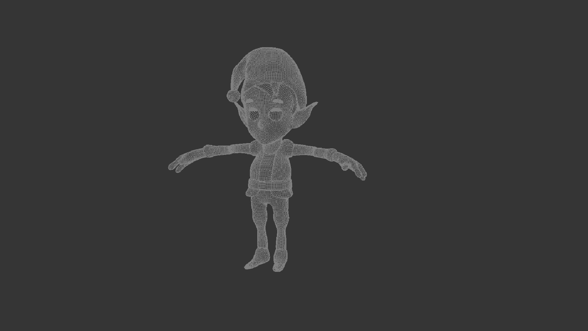 Xmas Elf Model Turbosquid 2319120