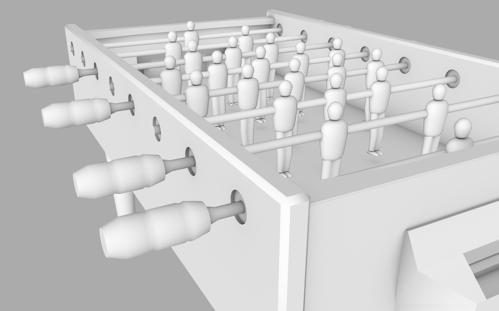 Table football 3D model - TurboSquid 2079783