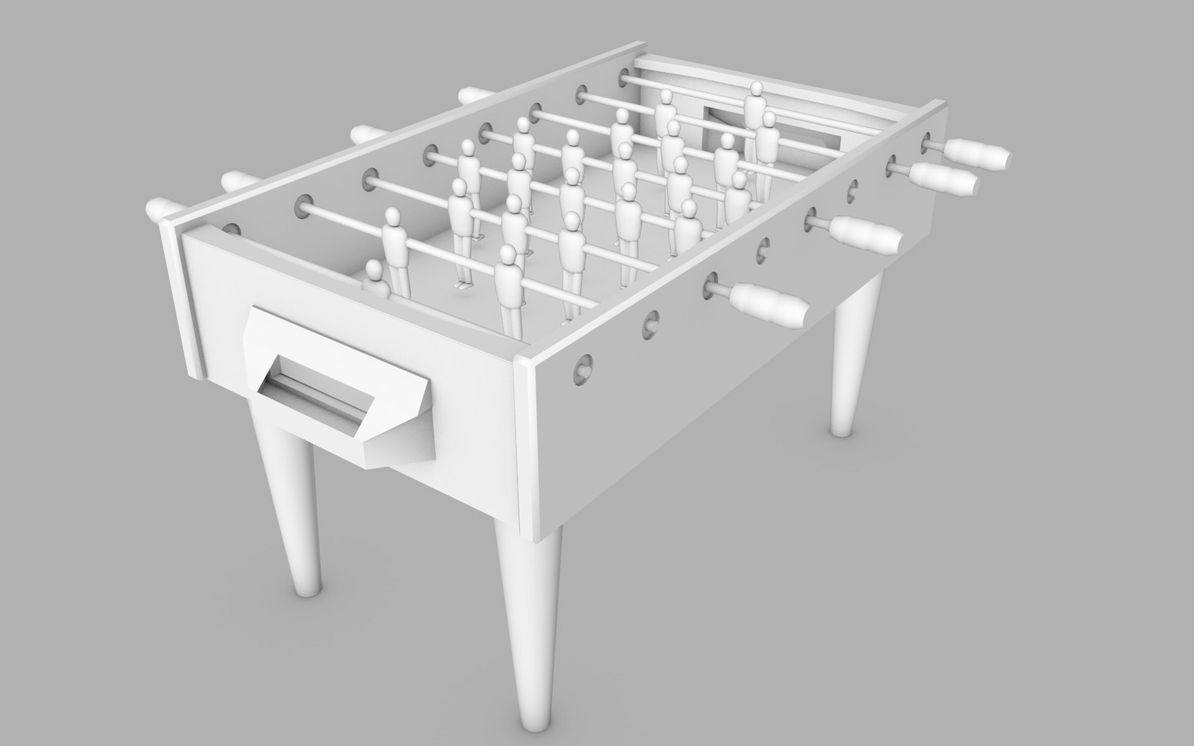 Table football 3D model - TurboSquid 2079783