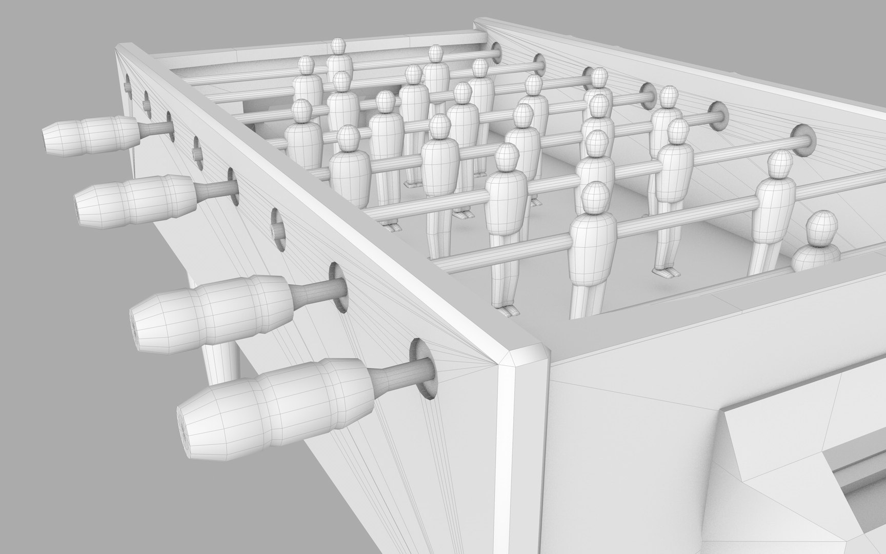 Table football 3D model - TurboSquid 2079783