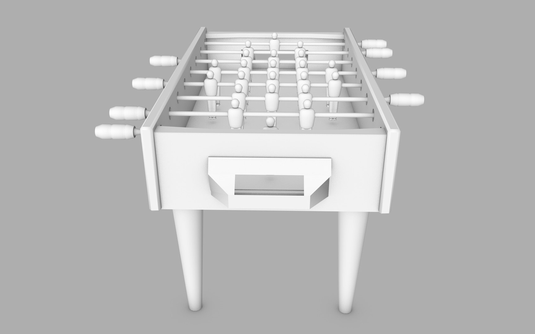 Table football 3D model - TurboSquid 2079783