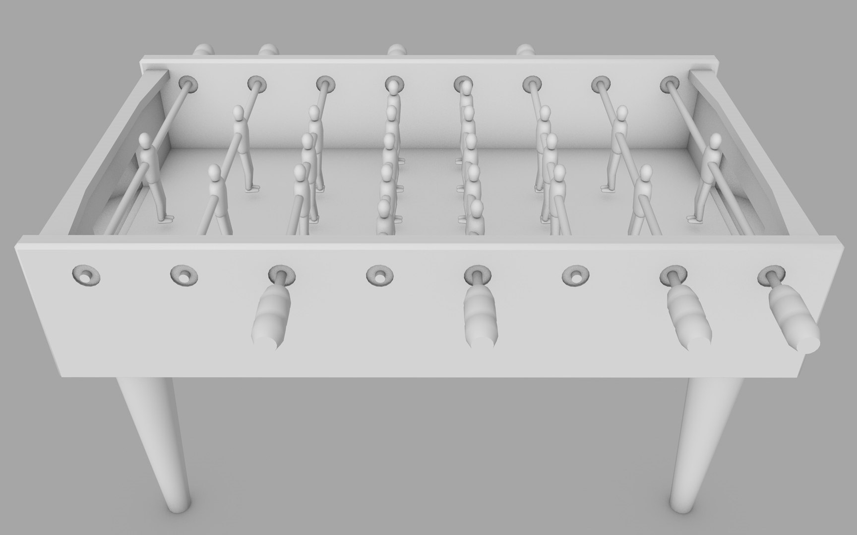 Table football 3D model - TurboSquid 2079783