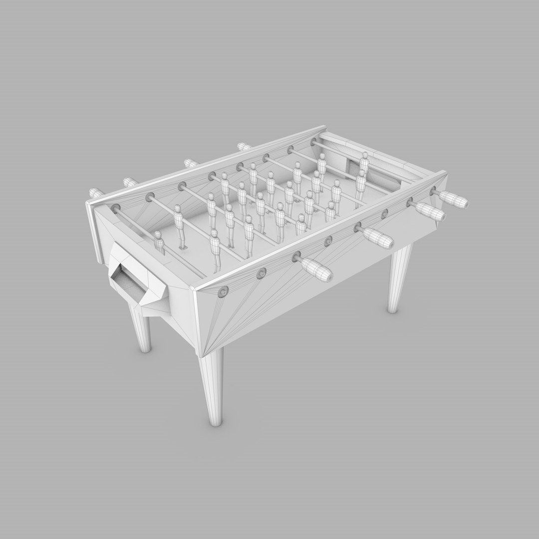 Table football 3D model - TurboSquid 2079783