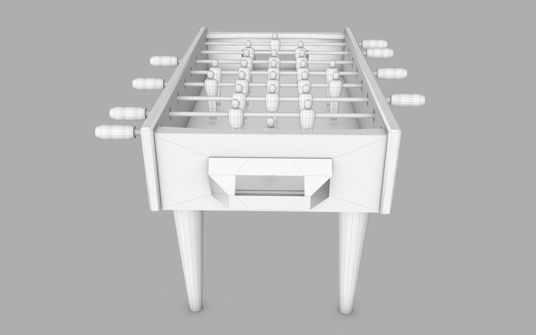 Table football 3D model - TurboSquid 2079783