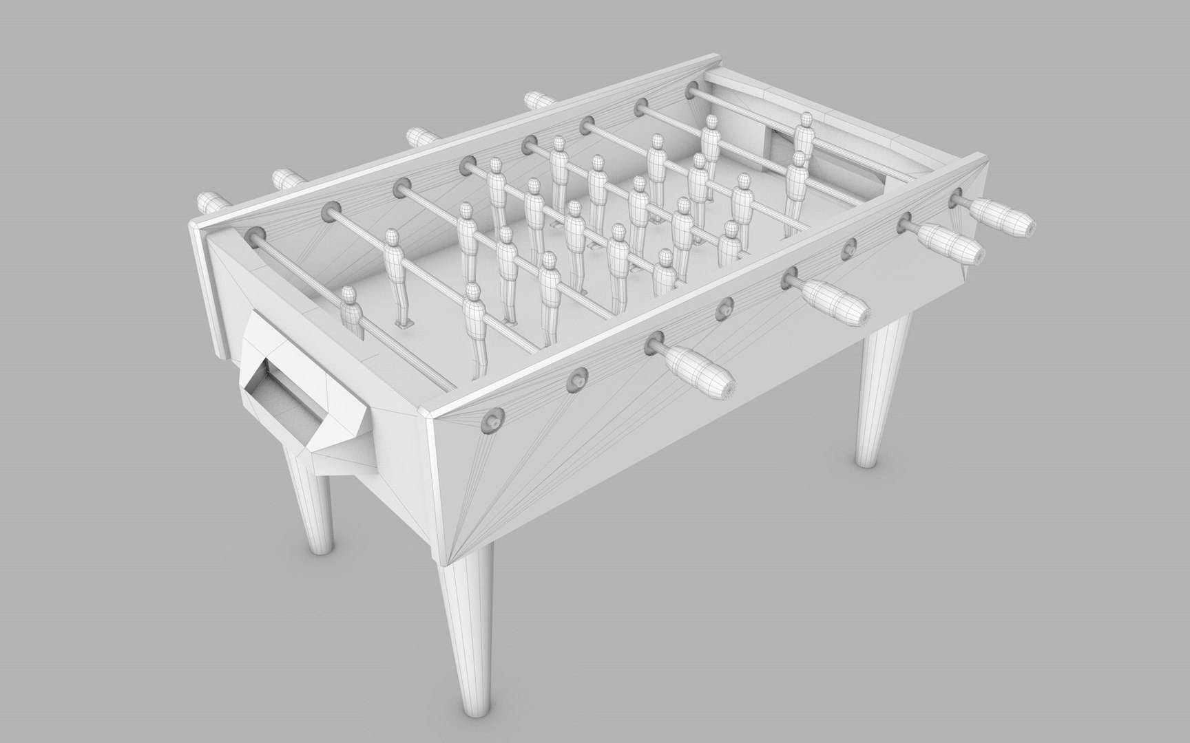 Table football 3D model - TurboSquid 2079783