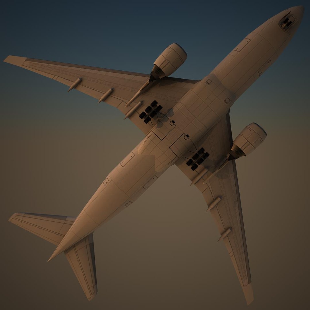 Boeing 777 3d Model